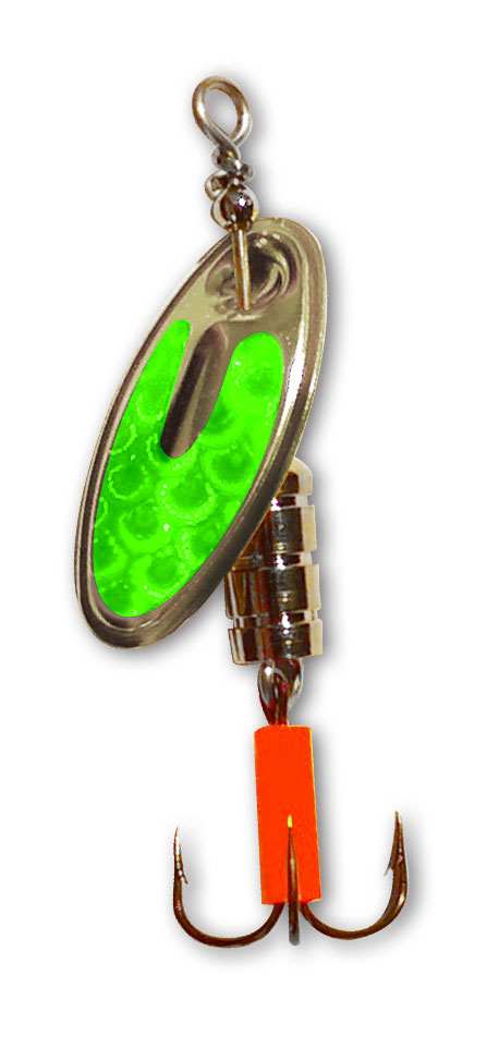 Chartreuse Scale Demon Spinner Bait